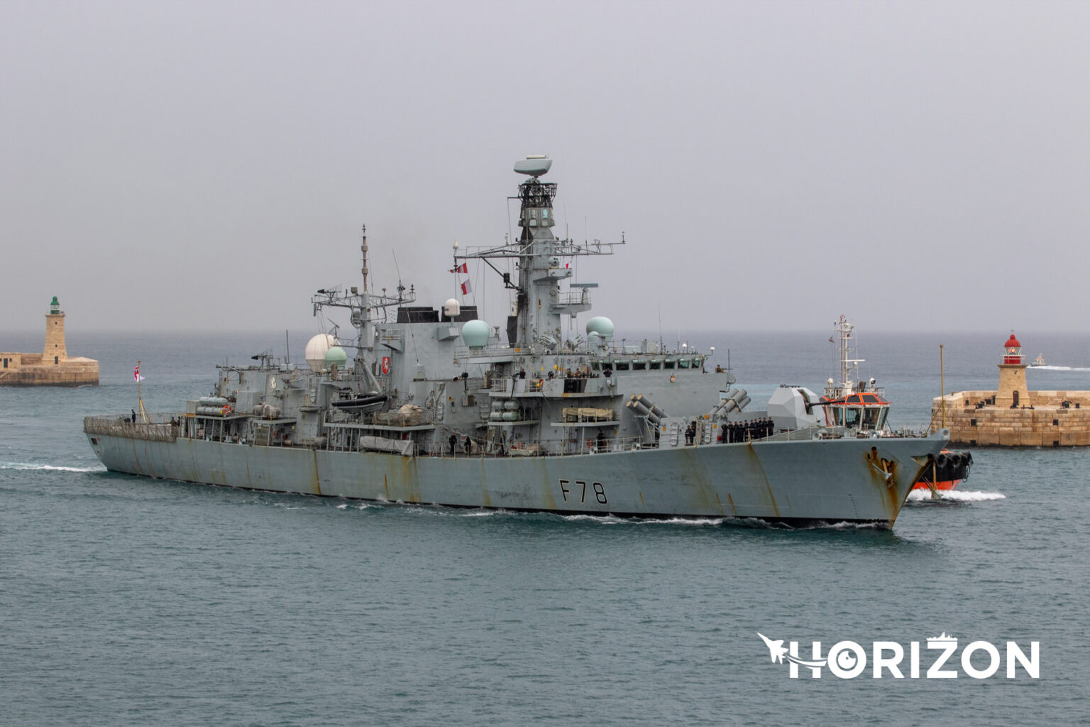 Royal Navy HMS Kent (F78) — Horizon