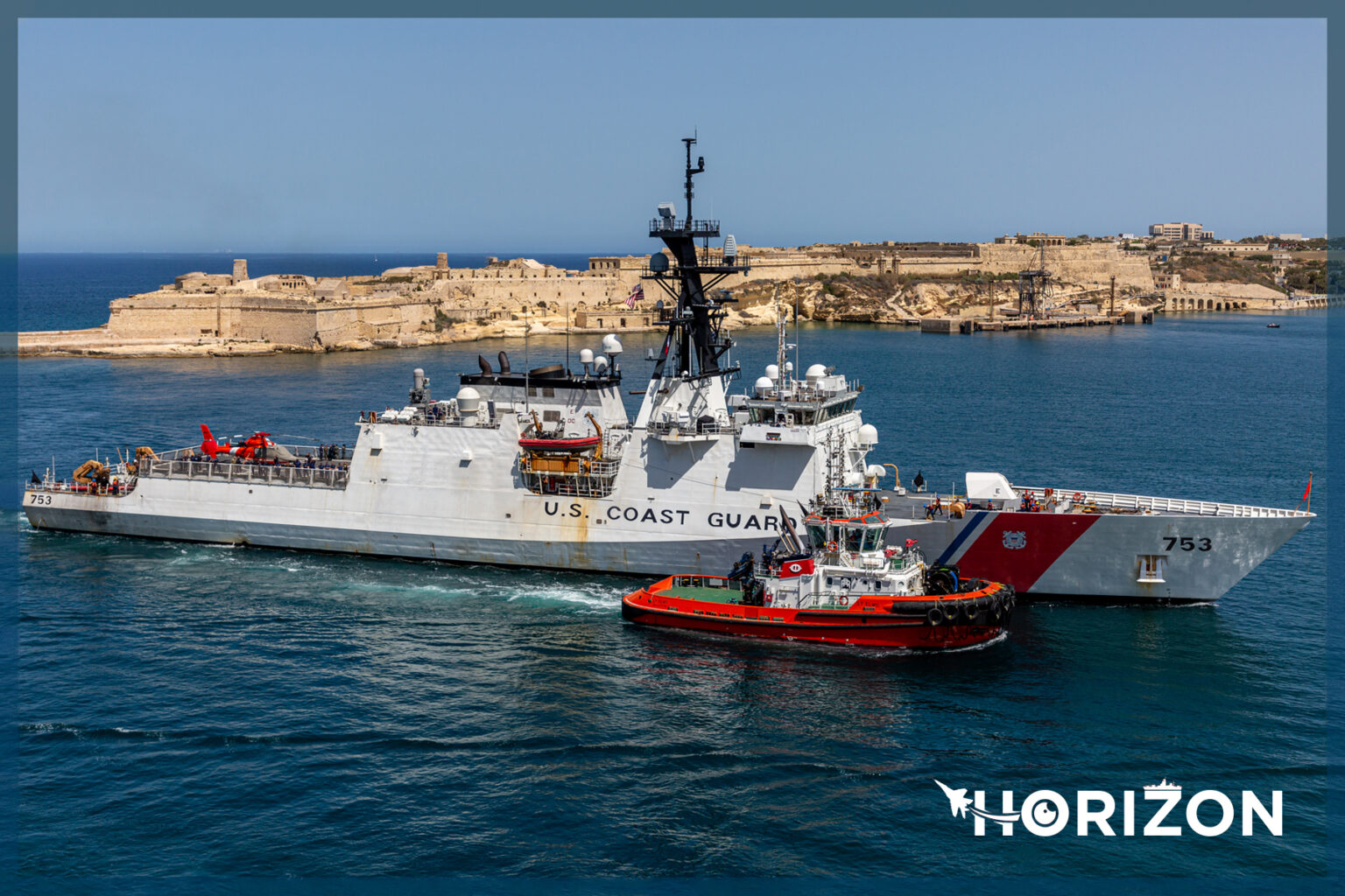 Visit on U.S. Coast Guard cutter Hamilton — Horizon