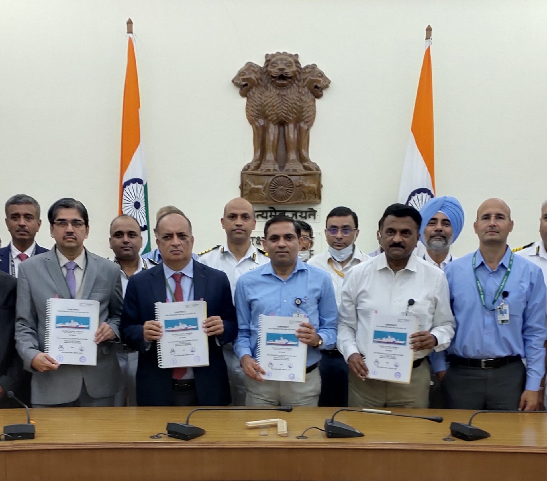 Indian MoD signs contract with GSL for eight Fast Patrol Vessels for ...