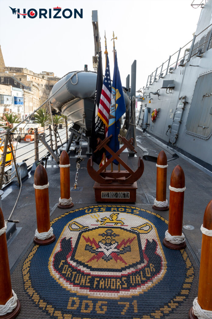 Visit on U.S. Navy Arleigh Burke-class USS Ross — Horizon