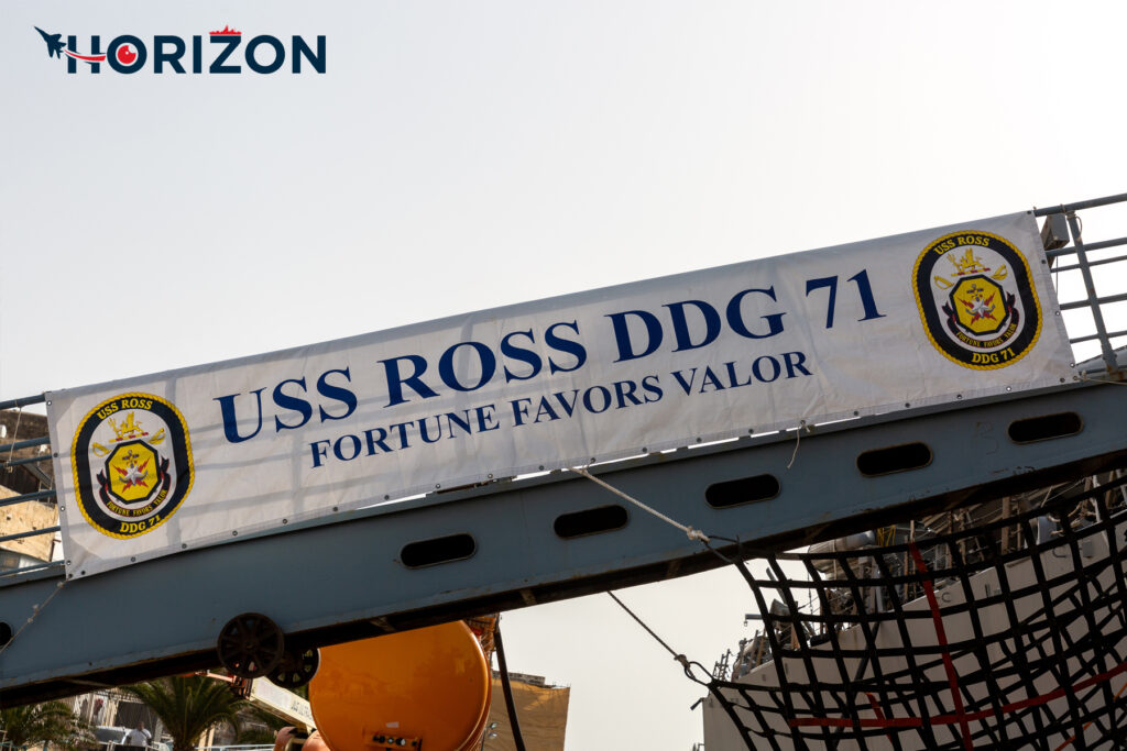 Visit on U.S. Navy Arleigh Burke-class USS Ross — Horizon