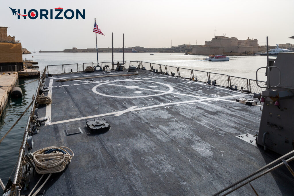 Visit on U.S. Navy Arleigh Burke-class USS Ross — Horizon