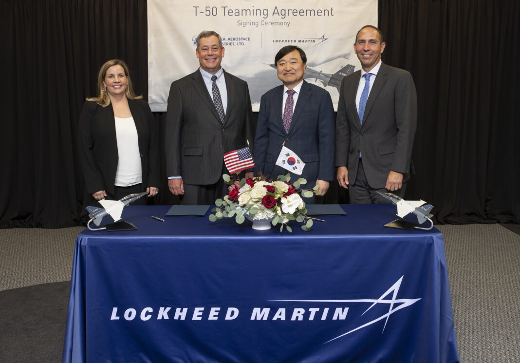 Lockheed Martin, KAI Sign Teaming Agreement For Future T-50 ...