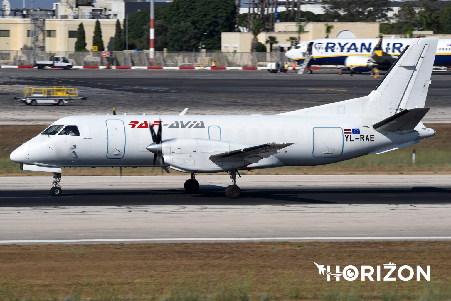 Raf-Avia Airlines Saab 340B YL-RAE — Horizon
