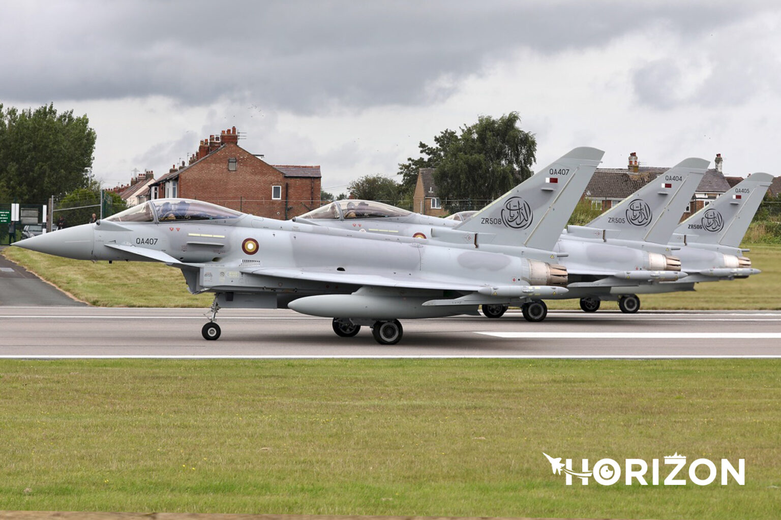 Qatari brand new Typhoons transit through Malta — Horizon