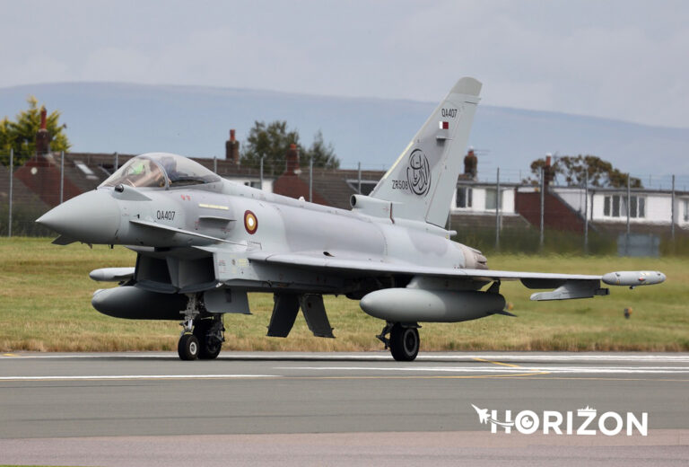 Qatari brand new Typhoons transit through Malta — Horizon