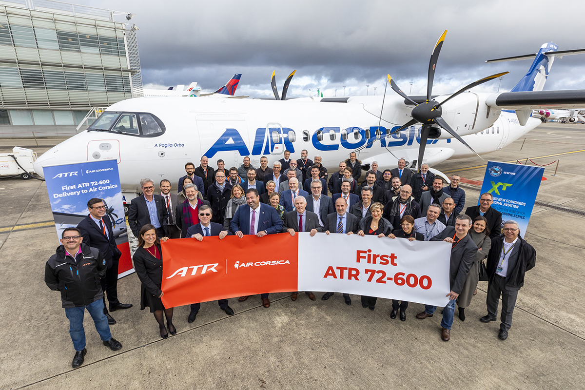 ATR delivers first ATR 72-600 to Air Corsica with brand new PW127XT ...
