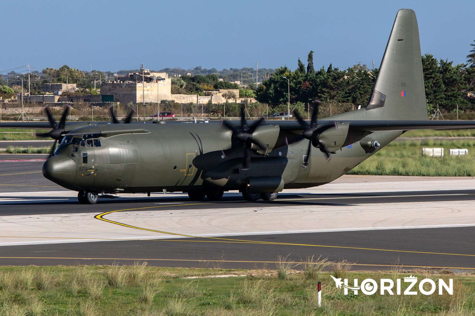 Royal Air Force Lockheed C-130J-30 Hercules C4 ZH879 — Horizon