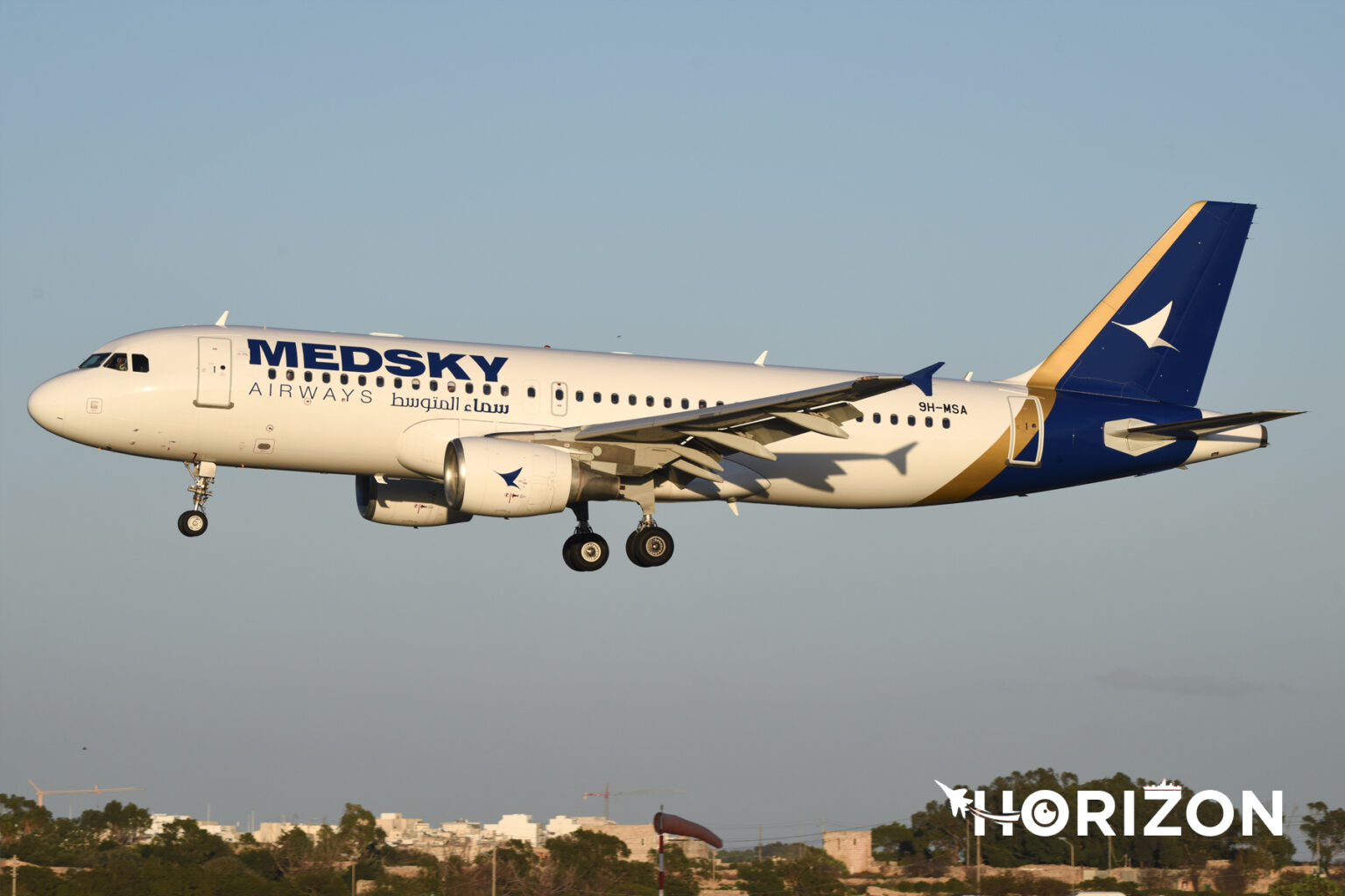 Medsky Airways Airbus A320-214 9H-MSA — Horizon