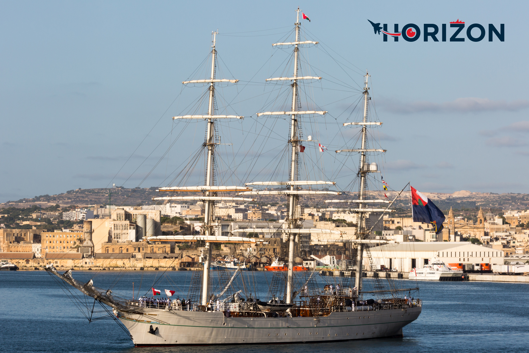 Visit on the Royal Navy of Oman tall ship Shabab Oman II — Horizon