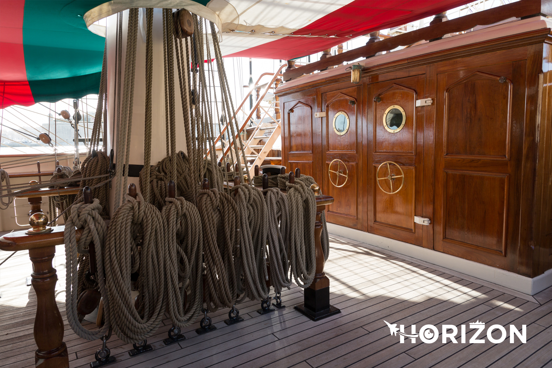 Visit on the Royal Navy of Oman tall ship Shabab Oman II — Horizon
