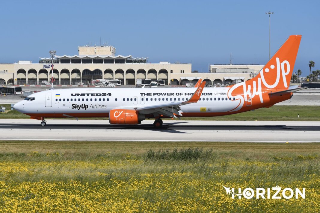 SkyUp Airlines Boeing 737-8KN UR-SQM — Horizon