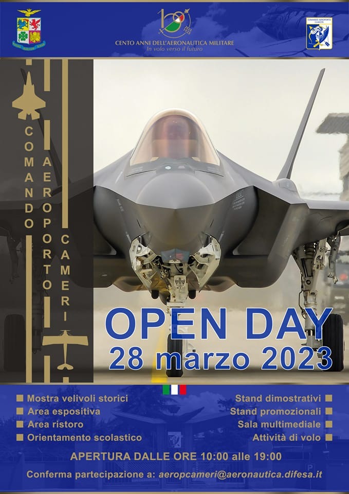 Updated: Italian Air Force 100 years - the Open Days of March 28 — Horizon