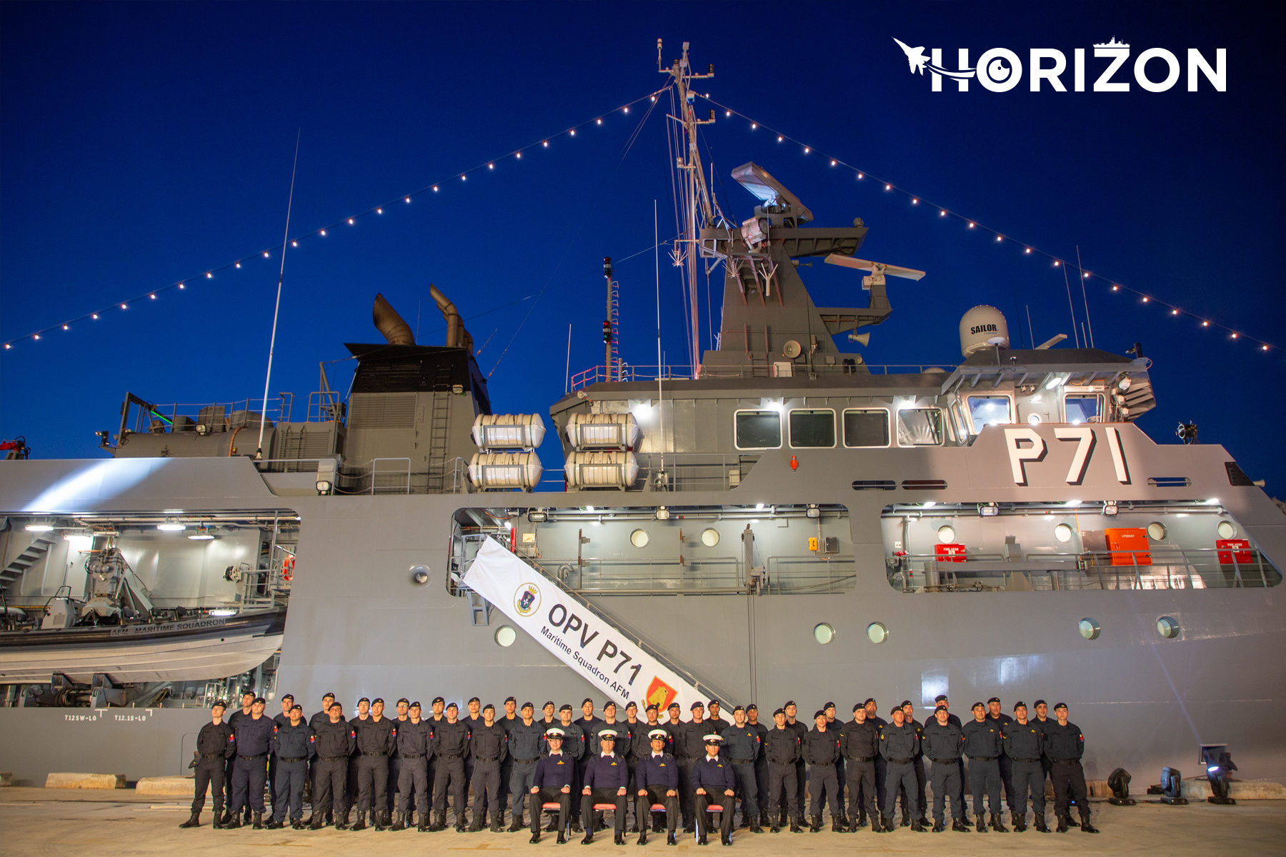 AFM commissions OPV P71 — Horizon