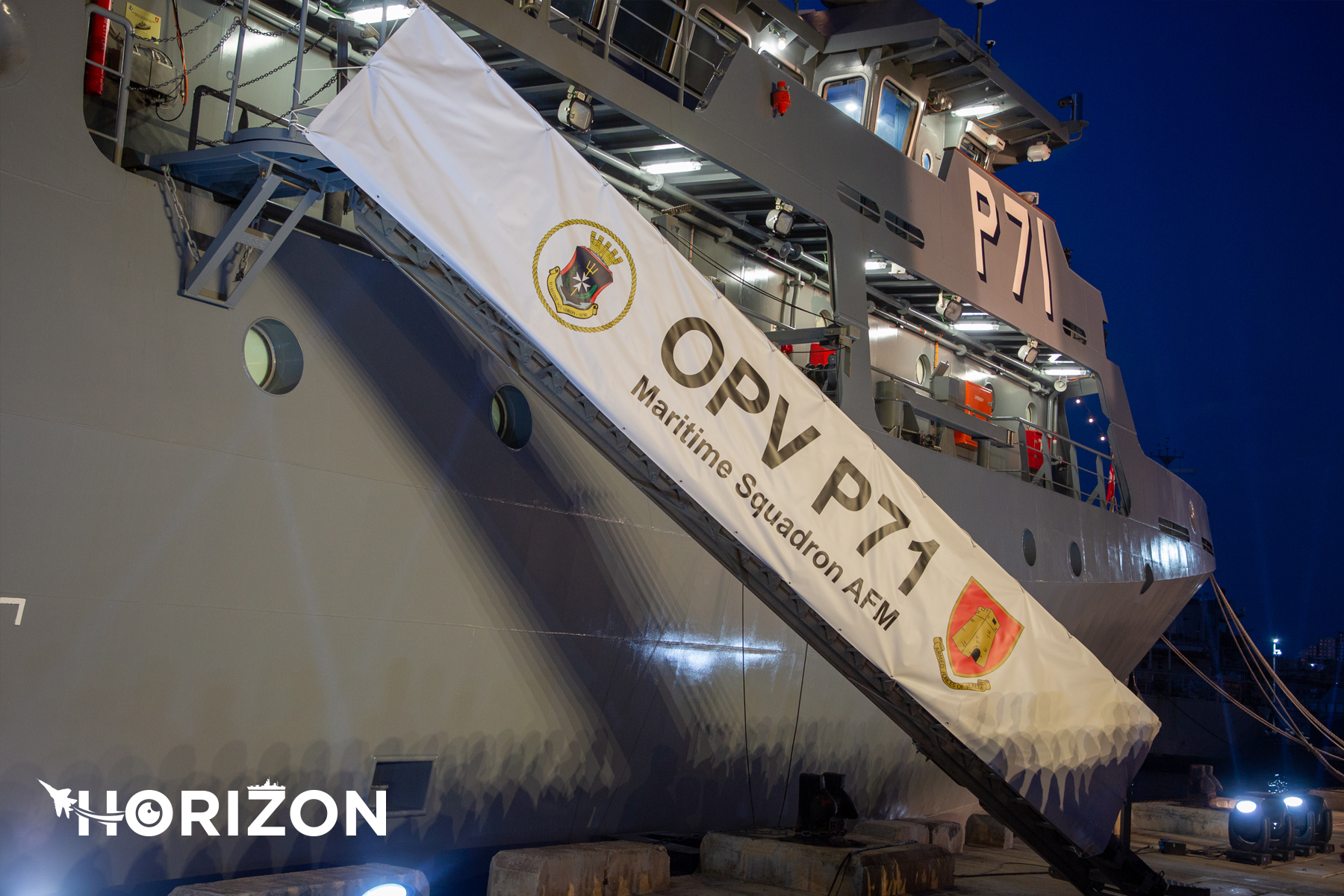 AFM commissions OPV P71 — Horizon