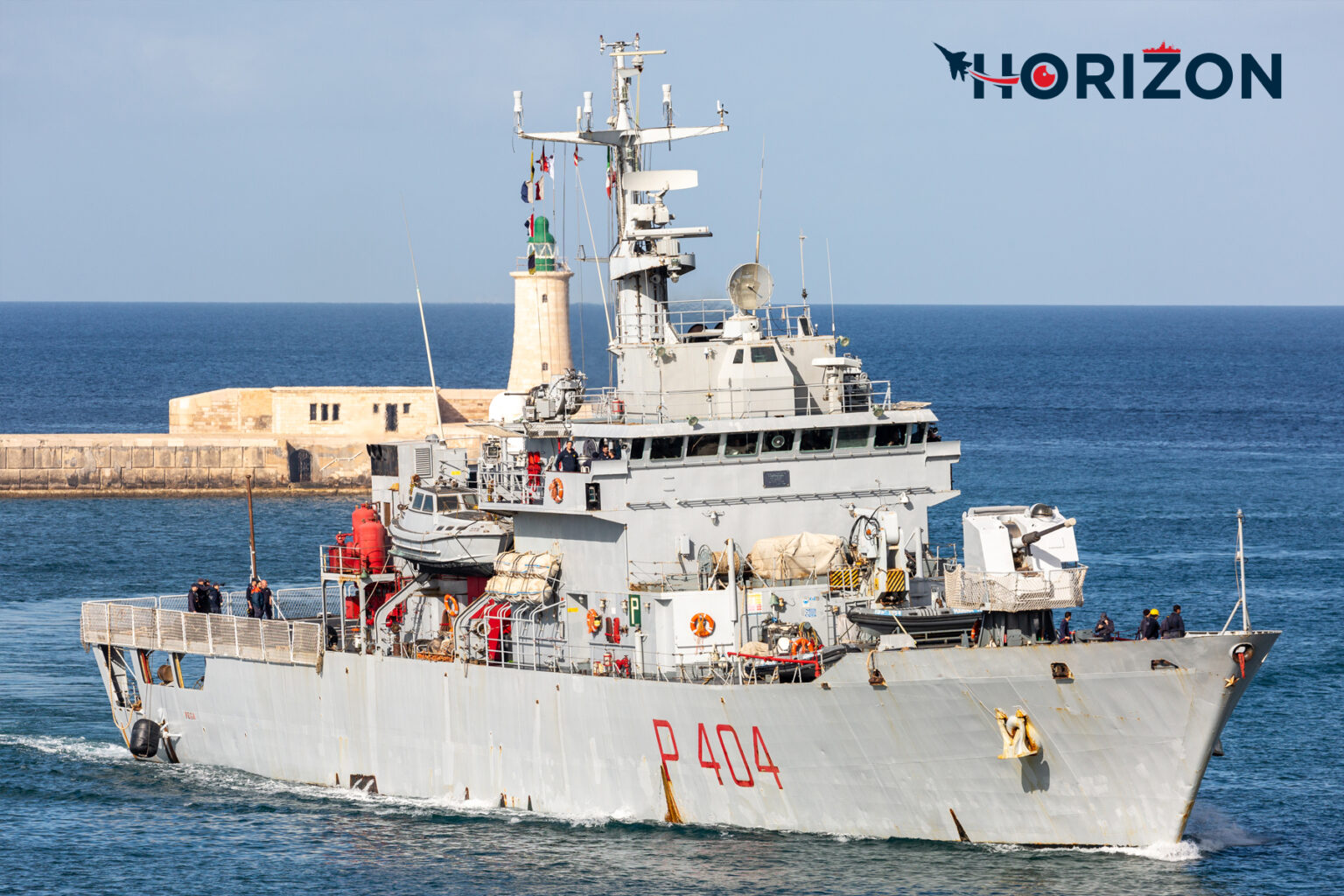 Italian Navy Nave Vega (P404) — Horizon