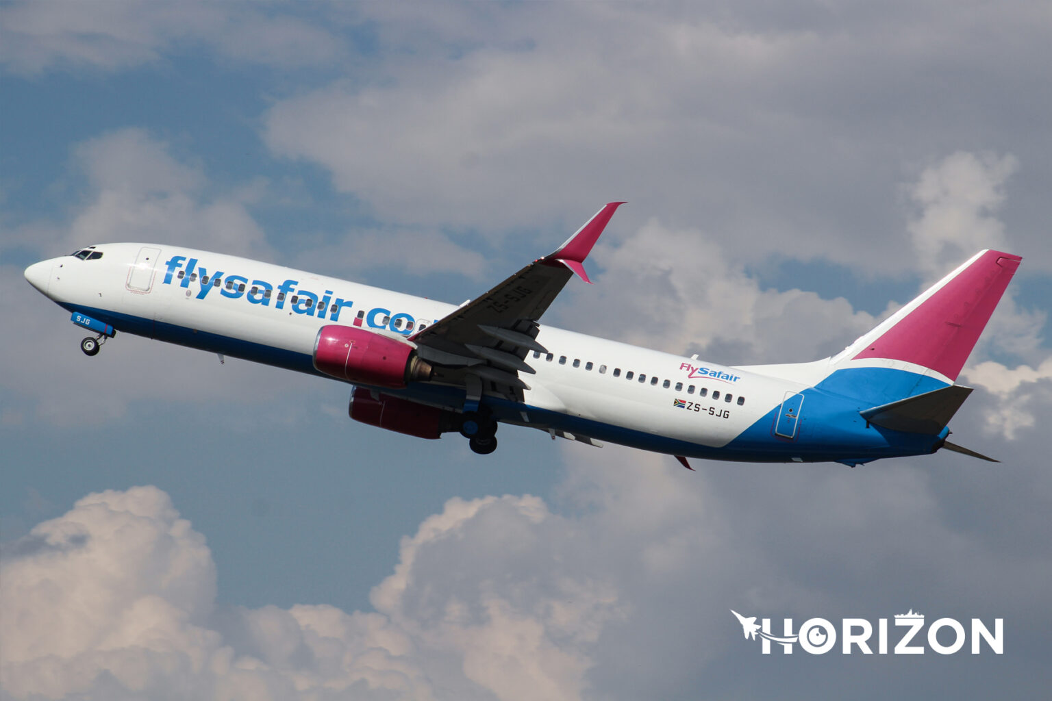 Safair Boeing 737-8BG ZS-SJG — Horizon
