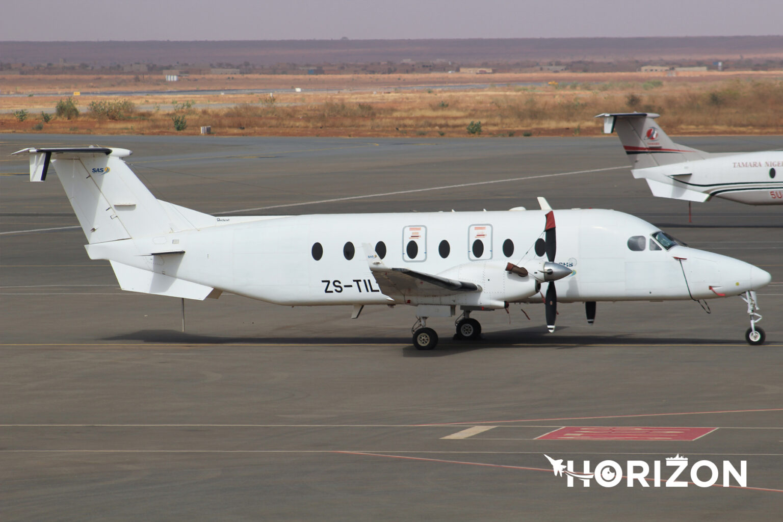 Sahel Aviation Service Operated by Solenta Aviation Beech 1900D ZS-TIL ...