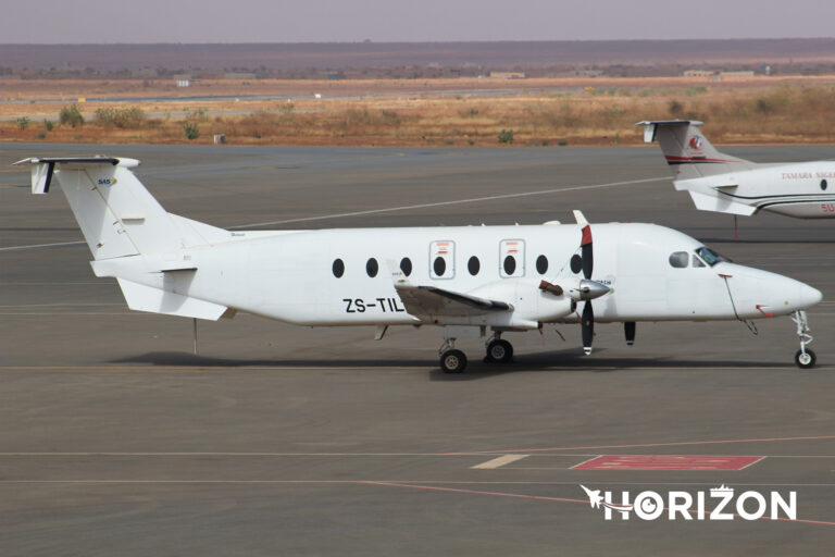 Sahel Aviation Service Operated by Solenta Aviation Beech 1900D ZS-TIL ...