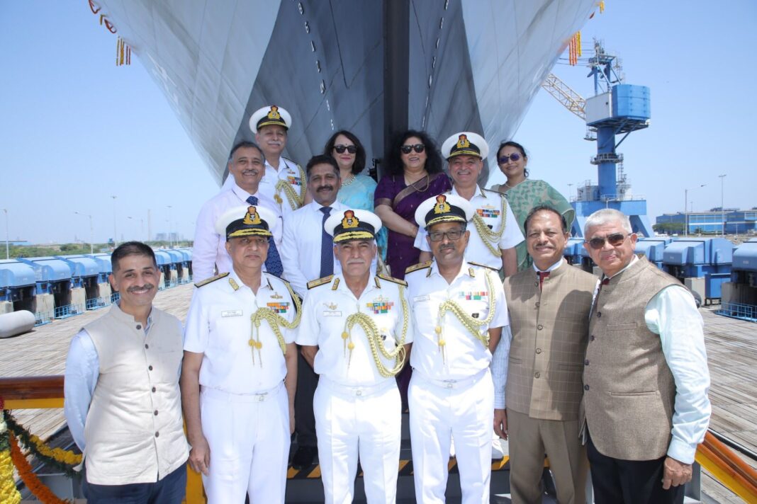 Launch of 'Anjadip' third ship of ASW SWC of Indian Navy — Horizon
