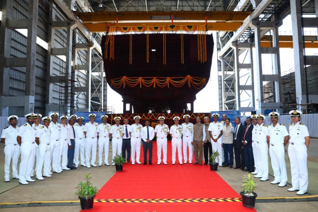 Launch of 'Anjadip' third ship of ASW SWC of Indian Navy — Horizon
