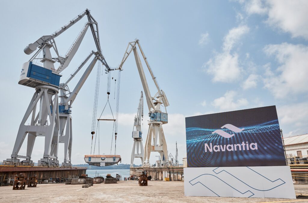 Navantia lays the keel of the first F110 frigate in the Ferrol shipyard ...
