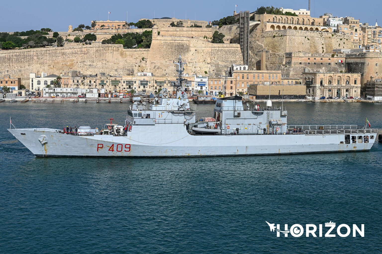 Italian Navy Nave Sirio (P409) — Horizon