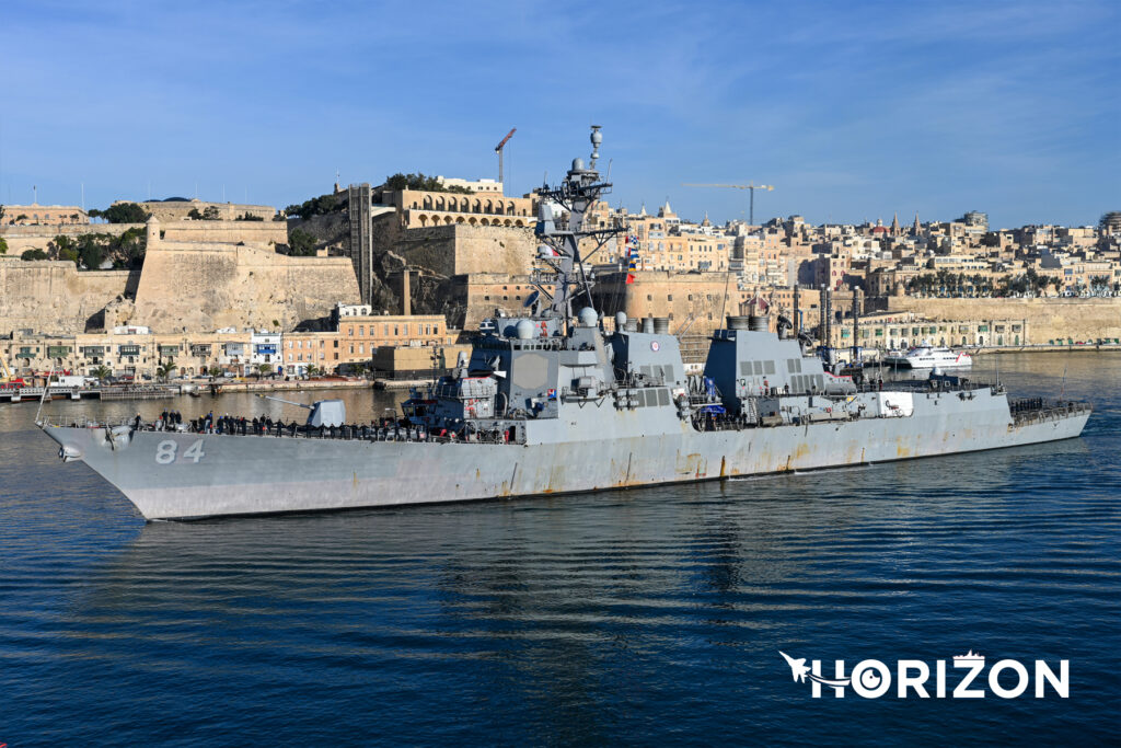 USS Bulkeley visiting Valletta — Horizon
