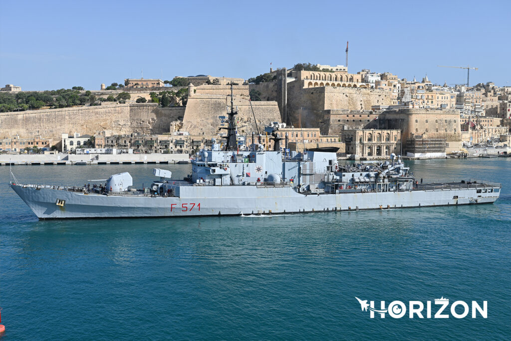 Italian Navy Nave Grecale (F571) — Horizon
