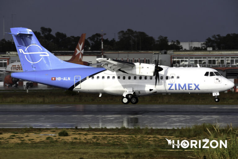 Zimex Aviation ATR 42-500 HB-ALN — Horizon