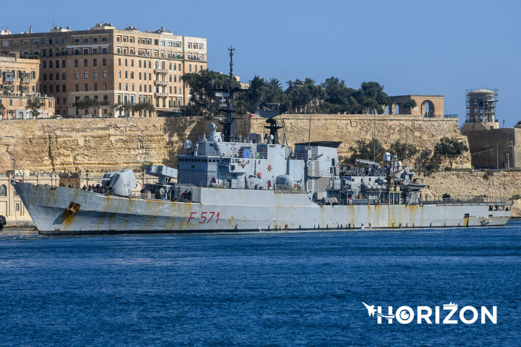 Italian Navy Nave Grecale (F571) — Horizon