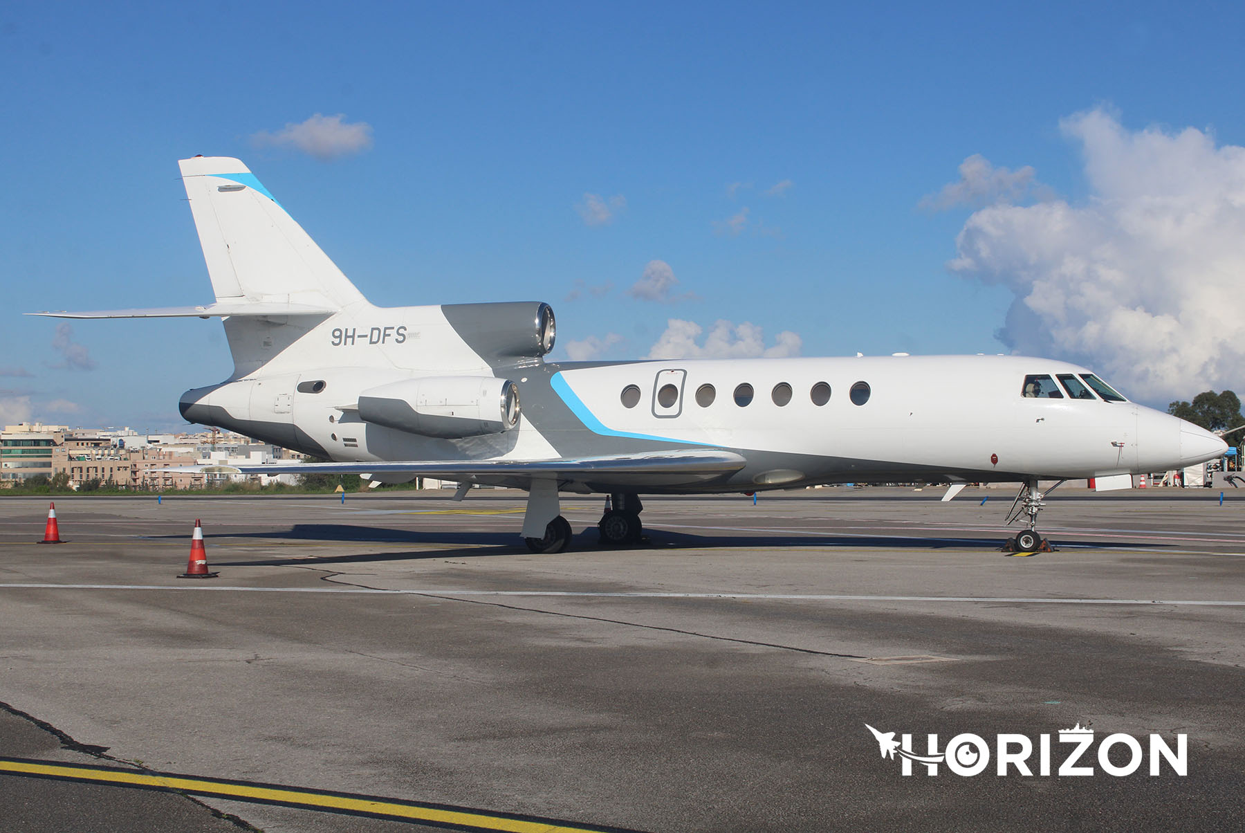 Harmony Jets Malta Dassault Falcon 50, registered 9H-DFS, crashed near ...